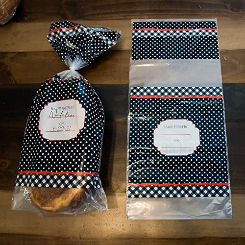 WiseOwell Bread Bags for Homemade Bread with Ties (Farmhouse Large)