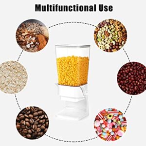 ANRANJU Cereal Dispenser Countertop,Large Cereal Containers Storage Dispenser Dry Food Dispenser Countertop Rice Candy Dispenser Machine Cereal Organizer for Trail Mix, Granola,Nuts,Beans(5500ml)