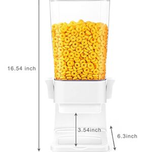 ANRANJU Cereal Dispenser Countertop,Large Cereal Containers Storage Dispenser Dry Food Dispenser Countertop Rice Candy Dispenser Machine Cereal Organizer for Trail Mix, Granola,Nuts,Beans(5500ml)