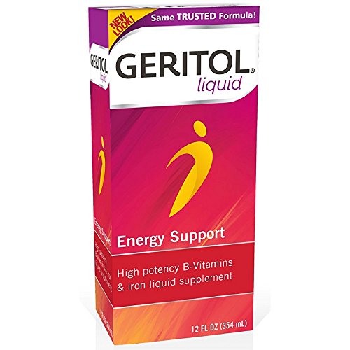 Geritol Liquid Energy Support B-Vitamins 12 oz