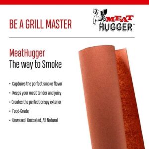 Pink Butcher Paper (17.25 Inch x 175 Feet Roll With Dispenser Box) - For Meat Smoking and BBQ - Heavy Duty Unwaxed Unbleached Food Grade Paper - Smoker Safe - Use Wrap While Cooking For Tender Meat