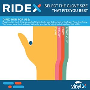 RIDEX Disposable Gloves Latex-Free Clear Vinyl Gloves [100-Count] Powder-Free All-Purpose Gloves, Dispenser Box Gloves 100 Pieces - Size Large Glove Medical