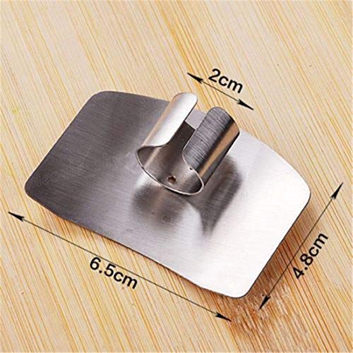 2pcs Kitchen Accessories Stainless Steel Hand Finger Protector Knife Cut Slice Safe Guard Kitchen Tool Durable Safe Kitchen Essential