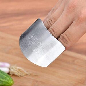 2pcs Kitchen Accessories Stainless Steel Hand Finger Protector Knife Cut Slice Safe Guard Kitchen Tool Durable Safe Kitchen Essential