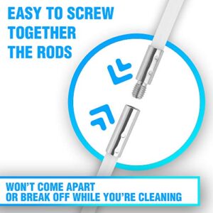 The Original Dryer Vent Cleaner Kit -(30-Feet) Innovative Duct Lint Remover Reusable Strong Nylon| Flexible Lint Brush with Drill Attachment for Faster Cleaning