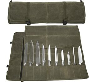 canvas chef knife roll bag chef knife bag