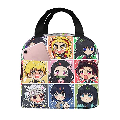 Anime Luch Box Lunch Bag Reusable Insulated Luch Box Meal Handbag To Keep Food Fresh For Office For Teen Girls Women Men Work Office Outdoor Picnic