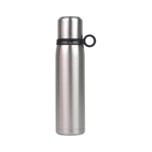 Thermo For Hot Drinks, (SILVER) 20 OZ, BPA-Free, Double Wall Insulated, 304 Stainless Steel Bottle, Vacuum Flask, For Coffee, Chocolate, Tea, Water