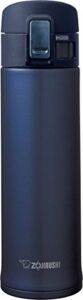 zojirushi stainless steel mug, 16oz, smoky blue