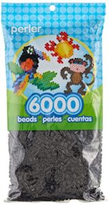 perler beads fuse beads for crafts, 6000pcs, black