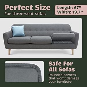 BEN'SHOME® Durable Cushion Support Insert [19.7" x 58-67"], Upgraded Sofa Saver Board for Sagging Couch Pillows. Fix & Prevent Sagging Seats, Extra Strong, Dense & Thick | 0.4"