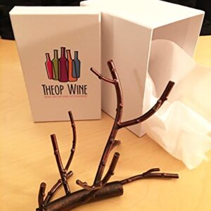 TheopWine Single Bottle Wine Rack - Gift Box