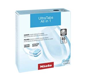 miele 10245660 dishwasher tabs-20 per box 3x20, 60 tabs, white, count