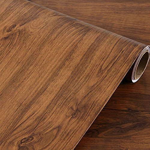 Retro Wood Grain Wallpaper Self Adhesive Shelf Liner Shelf Vinyl Paper Kitchen Drawer Furniture Countertop Cabinet Sticker 15.7" x 78.7"