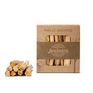 luna sundara palo santo smudging sticks high resin palo santo from ecuador – wild harvested smudging sticks