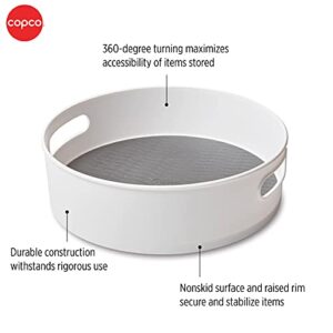 Copco Non-Skid Storage Turntable, 12-Inch, Gray