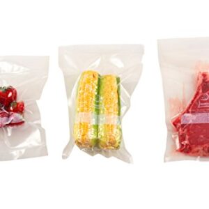 100 Vacuum Sealer Bags: Quart Size (8" x 12") by OutOfAir Works with FoodSaver & Other Machines - 33% Thicker BPA Free, Commercial Grade, 8 x 12 inches