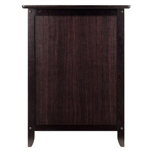 Winsome Eugene Accent Table, 18.9 inches, Espresso