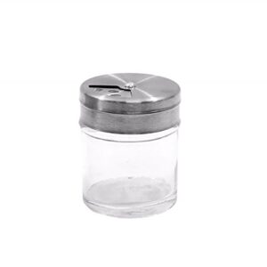 Tablecraft Glass Jar with Rotating Top, 3 oz.