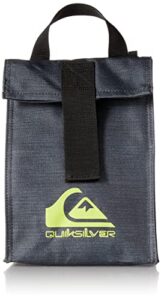 quiksilver boys lunch bud school supplies, dark grey heather, one size