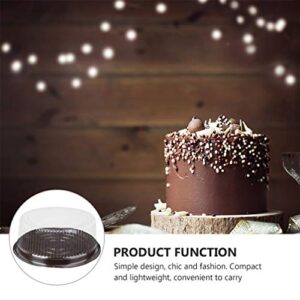 Cheesecake Carrier 20pcs Single Dome Boxes Plastic Individual Cupcake Container Muffin Dome Holders Cases Boxes Cups for Cupcakes Muffins Mooncake 6inch Tall Layer Cake Carrier