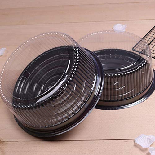 Cheesecake Carrier 20pcs Single Dome Boxes Plastic Individual Cupcake Container Muffin Dome Holders Cases Boxes Cups for Cupcakes Muffins Mooncake 6inch Tall Layer Cake Carrier