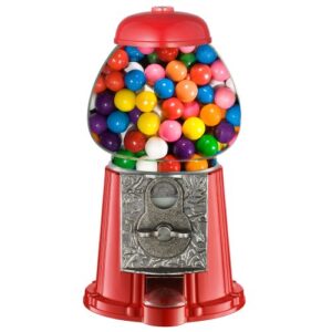 6270 great northern 11″ junior vintage old fashioned candy gumball machine bank toy – everyone loves gumballs!