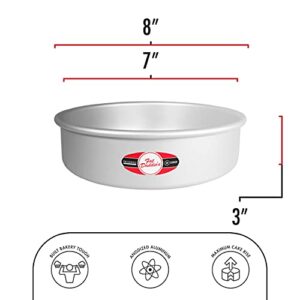 Fat Daddio's Anodized Aluminum Round Cake Pan, 7 x 3 Inch