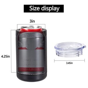 Can Cooler 3in x 4.25in Can Cooler insulated 3-in-1 Stainless Steel Beer Can Cooler universal (1pack)