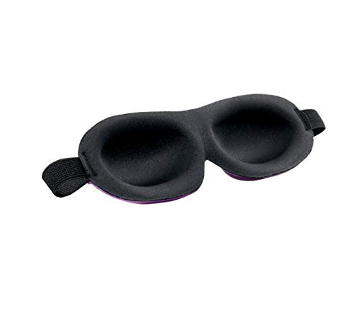 Bucky Ultralight Comfortable Contoured Travel and Sleep Eye Mask, Strawberry Eyelash, One Size