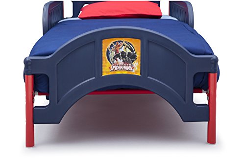 Delta Children Plastic Toddler Bed, Marvel Spider-Man