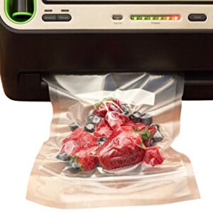 50 Zipper Vacuum Sealer Bags: Quart Size (8" x 12") - OutOfAir Vacuum Seal Zip Bags, Works with FoodSaver & Other Savers, 33% Thicker BPA Free Commercial Grade Great for Snacks On The Go