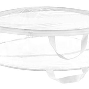 Whitmor Clear Everyday Wreath Bag, 30 Inch