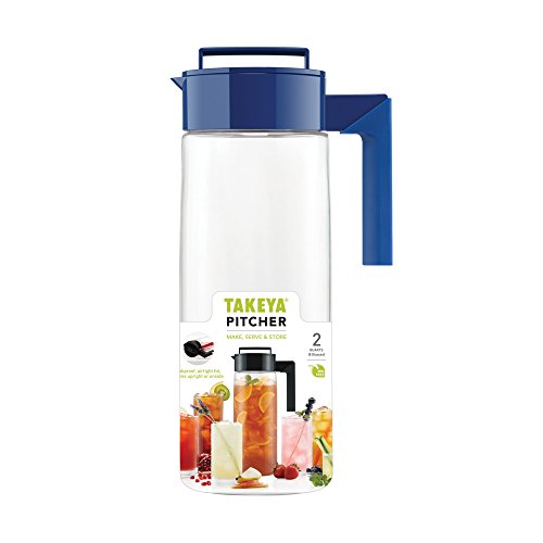 Takeya 10034 Carafes & Pitchers, 2 Quart, Blueberry