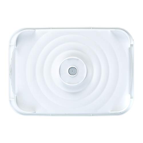 Glad Kitchen Sink Wash Basin for Dishes | Large Plastic Tub with Drain Plug | Multipurpose Dishpan for Cleaning Tableware | Sinkware Accessories, White