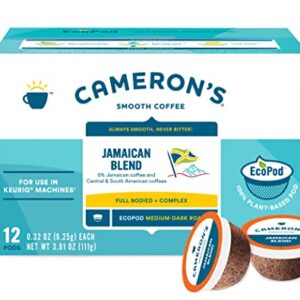 Cameron's Coffee Single Serve Pods, Jamaican Blend, 12 Count (Pack of 1)