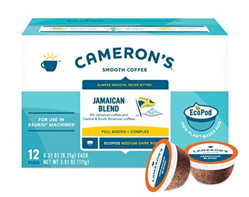 Cameron's Coffee Single Serve Pods, Jamaican Blend, 12 Count (Pack of 1)