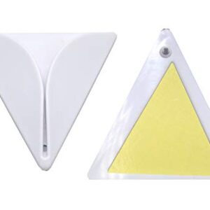 FGen 6pcs Wall Paste Does Not Fall Off Firmly Triangle Type Self-Adhesive Towel Hook