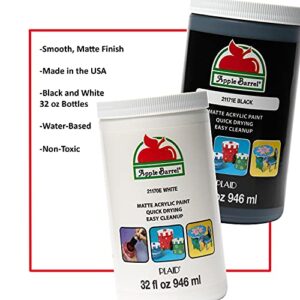 Apple Barrel White Paint 32 Fl Oz (Pack of 1)