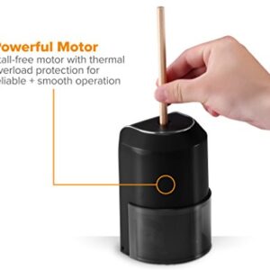 Bostitch Vertical Electric Pencil Sharpener, Powerful Stall-Free Motor, Prevents Over-Sharpening, Black (EPS5V-BLK)