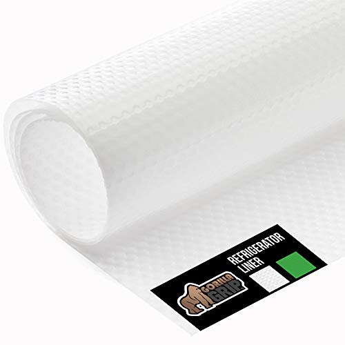 Gorilla Grip Refrigerator Shelf Liner, Large Waterproof Roll, Non Adhesive, Trim to Fit, Easy Clean, 60 Inch x 13 Inches, Durable Kitchen Fridge Mat Pad for Fruit and Vegetable Drawers, Fridges