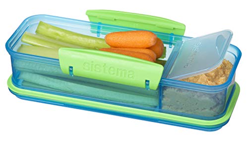 Sistema Lunch Snack Attack, 410 ml - Assorted Colours