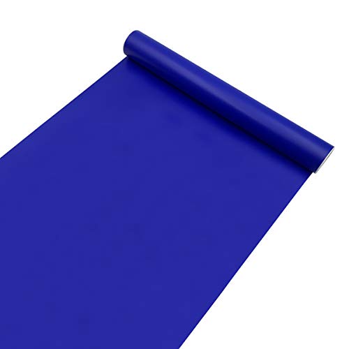 Yifely Solid Blue Color Shelving Paper Peel & Stick Shelf Liner Dresser Drawer Sticker 17.7 Inch by 9.8 Feet