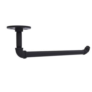 allied brass pipeline collection under cabinet paper towel holder, matte black