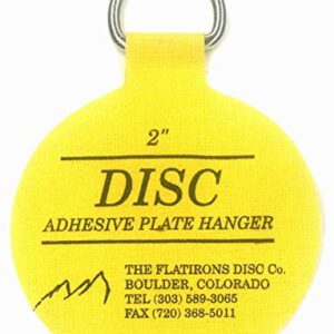 Flatirons Disc Adhesive Plate Hangers, 2 Inch, 8 Pack