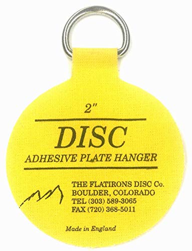 Flatirons Disc Adhesive Plate Hangers, 2 Inch, 8 Pack