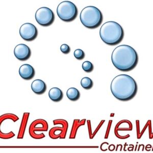 CLEARVIEW CONTAINERS | Airtight Pantry Containers for Arts & Crafts, Peanut Butter, Honey, Jams Flour, Sugar, DIY Slime, Coffee (128 Ounce Jar with Black Lid, 1 Pack)