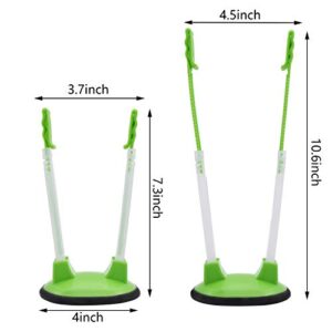 Bag Holder for Plastic Bags, Freezer Meal Ziplock Bag Holder Stand, Adjustable Hands-free Open Baggy Rack Storage Bag Holder Stand for Food Prep Bag, Gallon Baggie Holders Stand, Kitchen Gadget (4pcs)