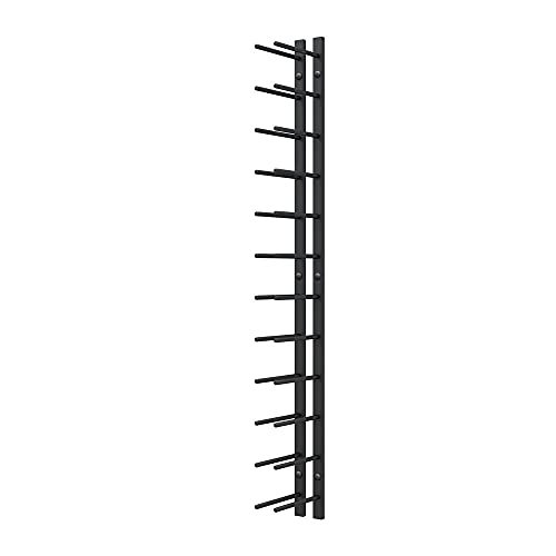 Ultra Wine Racks Cork Out Wall Mounted Wine Racks (4 Foot, Matte Black)