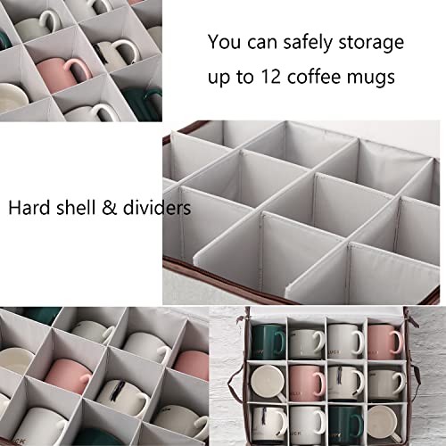 Jillmo China Storage Containers, 5-Piece Stackable Dish Storage Containers and Moving Boxes for Plates, Mugs, Crystal